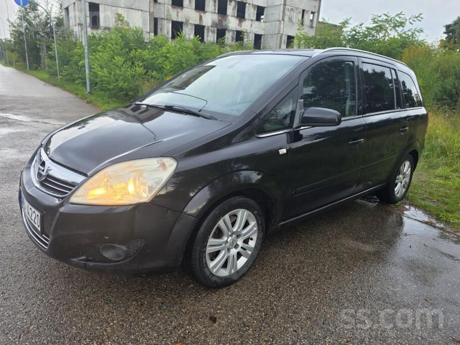 Melns Opel Zafira 2008 Daugavpils, ar dzinēja tilpumu 1.90 L un nobraukumu 339 tūkst. km par 1250 €, foto 1 vietnē AUTOMOTO.COM.LV