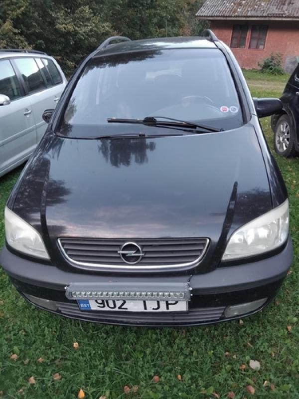 Black Opel Zafira 2003 in Polva, with an engine capacity of 0.00 L and mileage of 372 thousand km for 600 €, photo 1 on AUTOMOTO.COM.LV