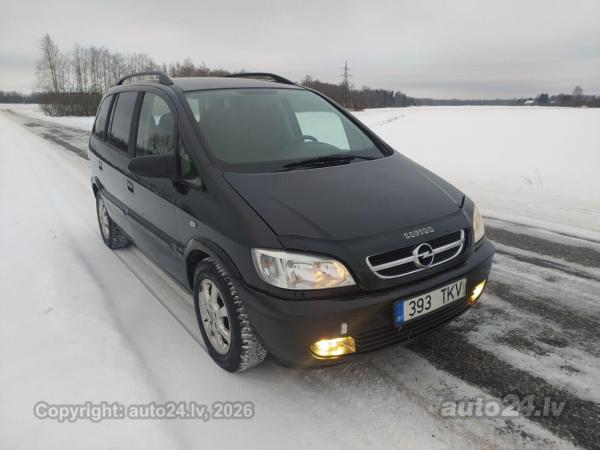Black Opel Zafira 2004 in Paide, with an engine capacity of 2.00 L and mileage of 353 thousand km for 1290 €, photo 2 on AUTOMOTO.COM.LV