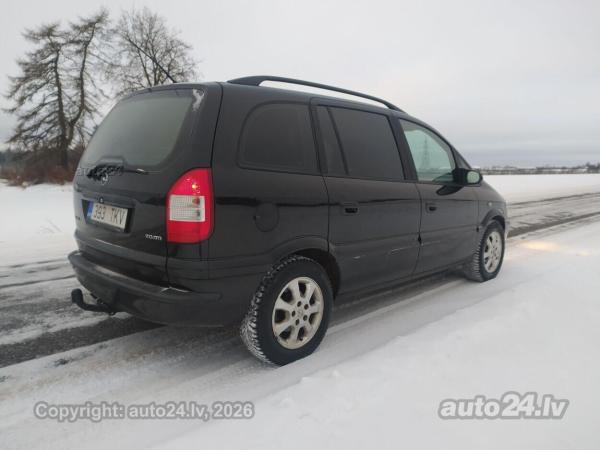 Black Opel Zafira 2004 in Paide, with an engine capacity of 2.00 L and mileage of 353 thousand km for 1290 €, photo 6 on AUTOMOTO.COM.LV