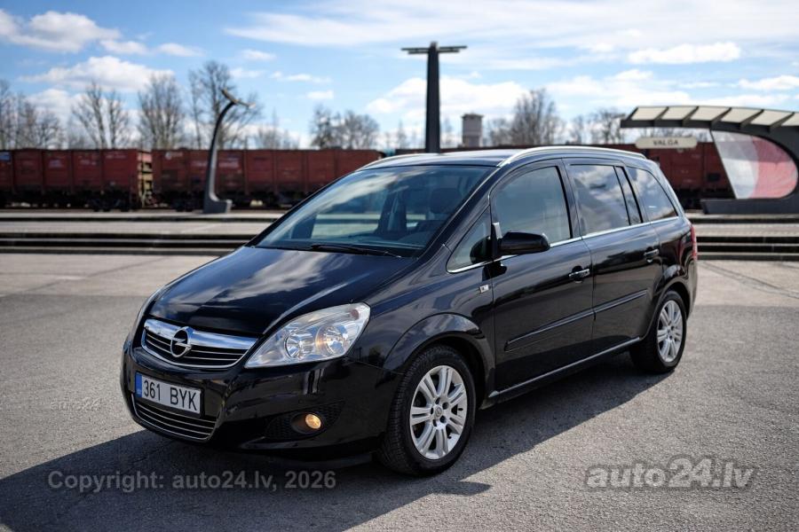 Black Opel Zafira 2008 in Valga, with an engine capacity of 1.90 L and mileage of 224 thousand km for 1900 €, photo 1 on AUTOMOTO.COM.LV