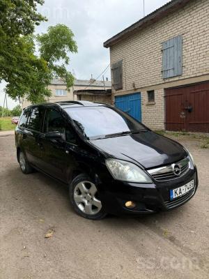 Melns Opel Zafira 2008 Rēzekne, ar dzinēja tilpumu 1.90 L un nobraukumu 389 tūkst. km par 1350 €, foto 4 vietnē AUTOMOTO.COM.LV