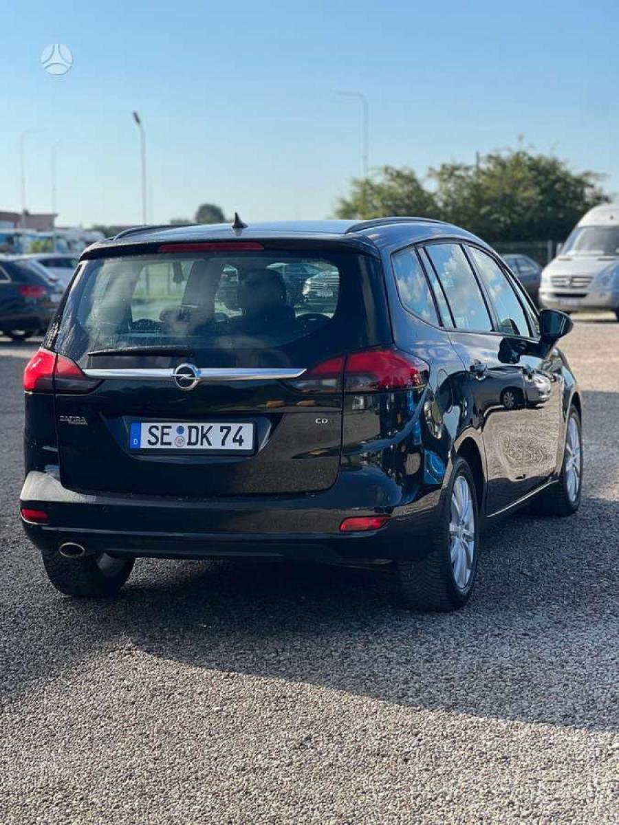Melns Opel Zafira 2016 Gargždai, ar dzinēja tilpumu 2.00 L un nobraukumu 245 tūkst. km par 8700 €, foto 7 vietnē AUTOMOTO.COM.LV