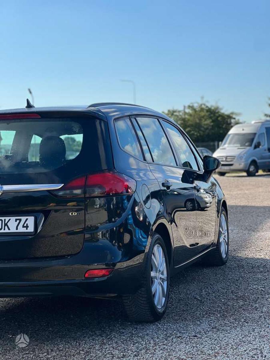 Melns Opel Zafira 2016 Gargždai, ar dzinēja tilpumu 2.00 L un nobraukumu 245 tūkst. km par 8700 €, foto 8 vietnē AUTOMOTO.COM.LV