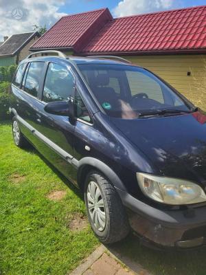 Zils Opel Zafira 2003 Klaipėda, ar dzinēja tilpumu 1.80 L un nobraukumu 307 tūkst. km par 990 €, foto  vietnē AUTOMOTO.COM.LV