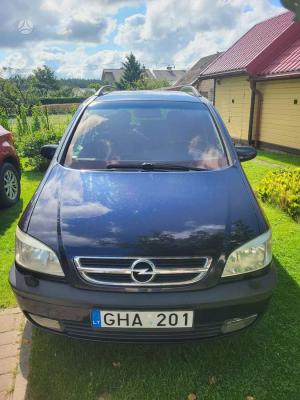 Blue Opel Zafira 2003 in Klaipeda, with an engine capacity of 1.80 L and mileage of 307 thousand km for 990 €, photo 6 on AUTOMOTO.COM.LV
