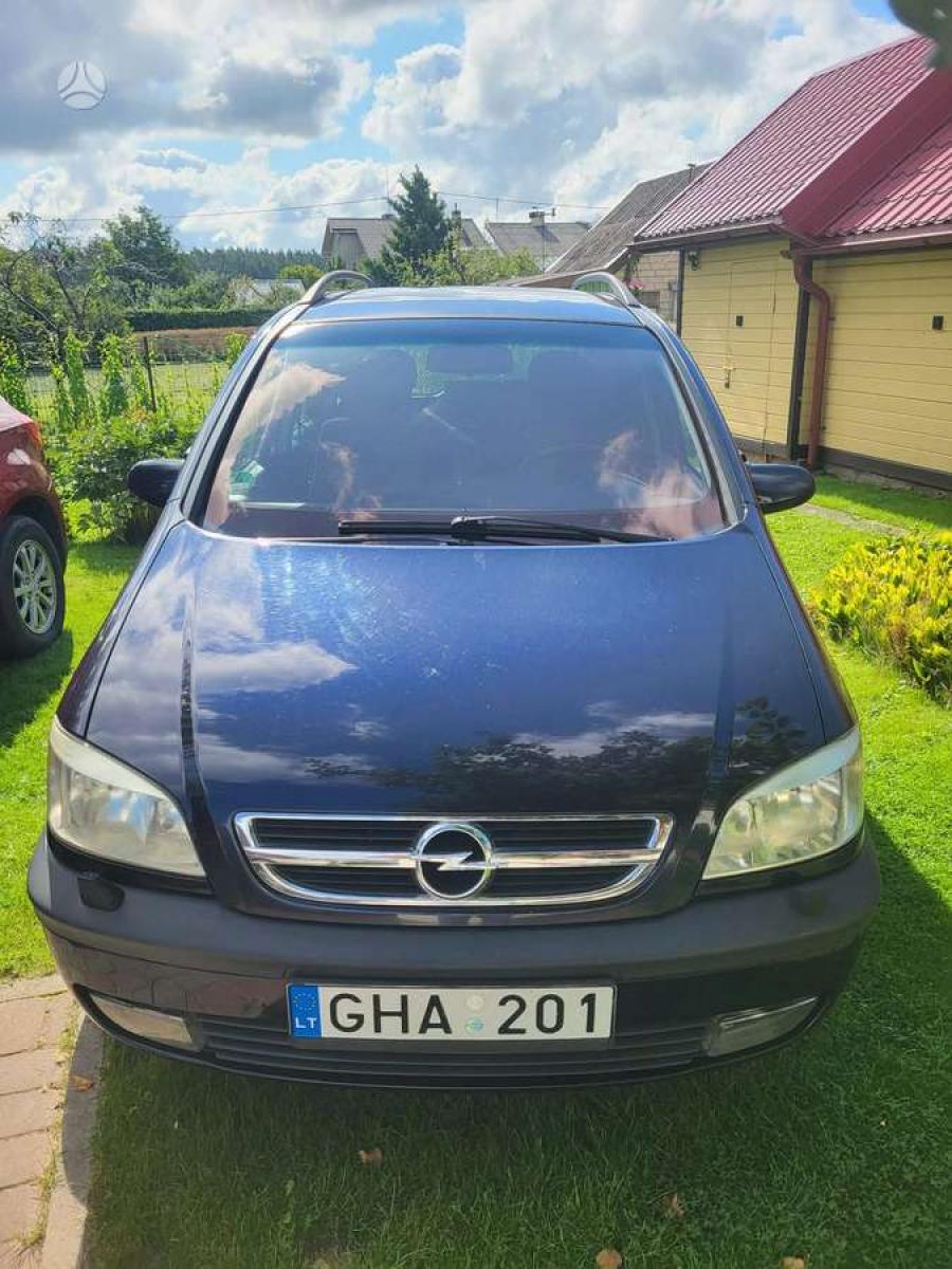 Blue Opel Zafira 2003 in Klaipeda, with an engine capacity of 1.80 L and mileage of 307 thousand km for 990 €, photo 6 on AUTOMOTO.COM.LV