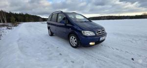 Zils Opel Zafira 2004 Viļņa, ar dzinēja tilpumu 2.00 L un nobraukumu 263 tūkst. km par 1000 €, foto  vietnē AUTOMOTO.COM.LV