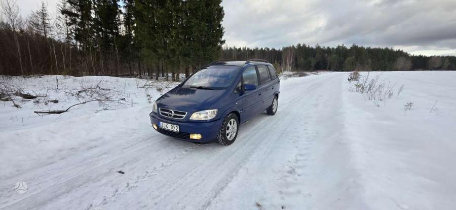 Zils Opel Zafira 2004 Viļņa, ar dzinēja tilpumu 2.00 L un nobraukumu 263 tūkst. km par 1000 €, foto 2 vietnē AUTOMOTO.COM.LV
