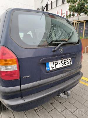 Zils Opel Zafira 1999 Rīga, ar dzinēja tilpumu 2.00 L un nobraukumu 297 tūkst. km par 1250 €, foto 3 vietnē AUTOMOTO.COM.LV
