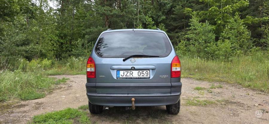Blue Opel Zafira 1999 in Vilnius, with an engine capacity of 1.80 L and mileage of 322 thousand km for 1100 €, photo 9 on AUTOMOTO.COM.LV