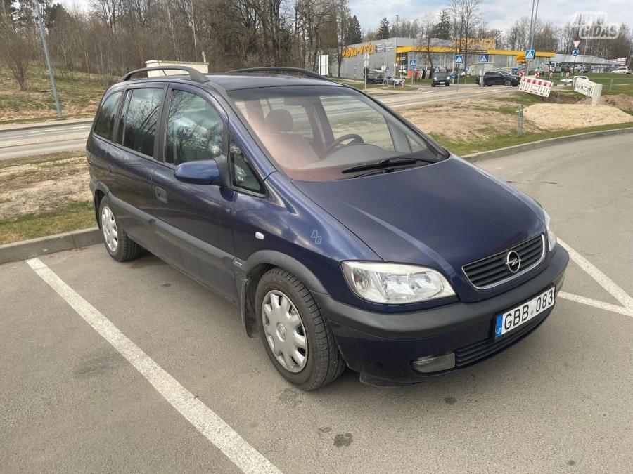 Zils Opel Zafira 2000 Viļņa, ar dzinēja tilpumu 2.00 L un nobraukumu 239 tūkst. km par 980 €, foto 3 vietnē AUTOMOTO.COM.LV
