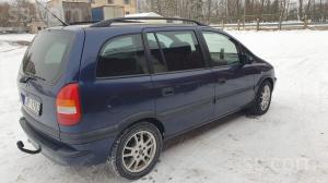 Blue Opel Zafira 2001 in Daugavpils, with an engine capacity of 2.00 L and mileage of 430 thousand km for 1500 €, photo 7 on AUTOMOTO.COM.LV