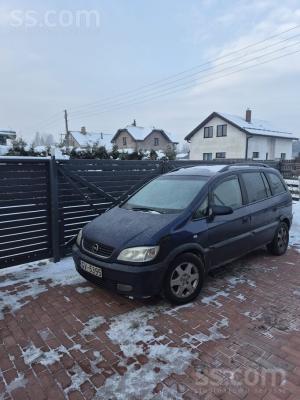 Zils Opel Zafira 2001 Rīga, ar dzinēja tilpumu 2.20 L un nobraukumu 270 tūkst. km par 650 €, foto 2 vietnē AUTOMOTO.COM.LV