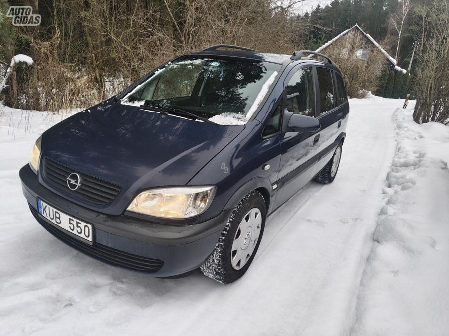 Zils Opel Zafira 2001 Jonava, ar dzinēja tilpumu 2.00 L un nobraukumu 443 tūkst. km par 1100 €, foto 2 vietnē AUTOMOTO.COM.LV
