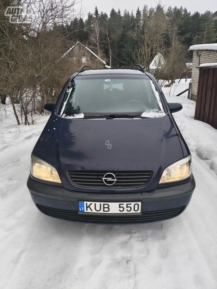 Zils Opel Zafira 2001 Jonava, ar dzinēja tilpumu 2.00 L un nobraukumu 443 tūkst. km par 1100 €, foto 3 vietnē AUTOMOTO.COM.LV