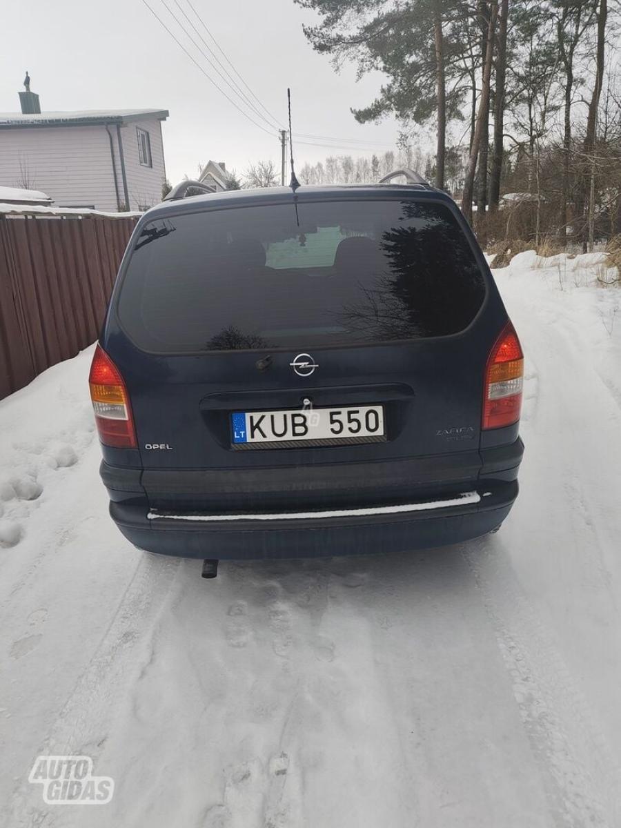 Zils Opel Zafira 2001 Jonava, ar dzinēja tilpumu 2.00 L un nobraukumu 443 tūkst. km par 1100 €, foto 4 vietnē AUTOMOTO.COM.LV