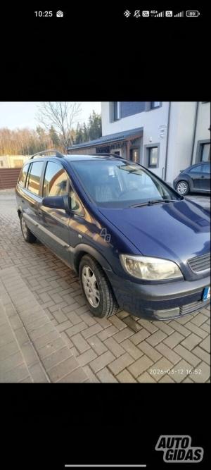 Blue Opel Zafira 2001 in Vilnius, with an engine capacity of 2.00 L and mileage of 370 thousand km for 1500 €, photo 3 on AUTOMOTO.COM.LV