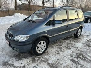 Zils Opel Zafira 2001 Limbaži, ar dzinēja tilpumu 1.80 L un nobraukumu 94 tūkst. km par 2950 €, foto  vietnē AUTOMOTO.COM.LV