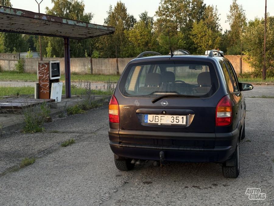 Синий Опель Зафира 2001 в Вильнюс, объемом двигателя 2.00 л и пробегом 323 тыс. км за 950 €, фото 5 на AUTOMOTO.COM.LV