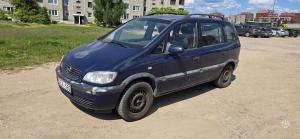 Синий Опель Зафира 2001 в Вильнюс, объемом двигателя 1.80 л и пробегом 300 тыс. км за 300 €, фото  на AUTOMOTO.COM.LV