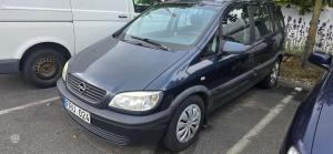 Blue Opel Zafira 2001 in Vilnius, with an engine capacity of 2.00 L and mileage of 284 thousand km for 460 €, photo  on AUTOMOTO.COM.LV