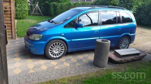 Zils Opel Zafira 2002 Valmiera, ar dzinēja tilpumu 2.00 L un nobraukumu 359 tūkst. km par 1100 €, foto 1 vietnē AUTOMOTO.COM.LV