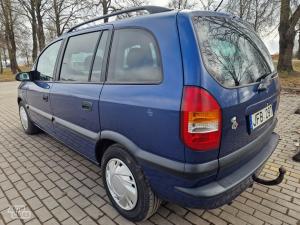 Blue Opel Zafira 2002 in Ukmerge, with an engine capacity of 2.00 L and mileage of 250 thousand km for 750 €, photo 4 on AUTOMOTO.COM.LV