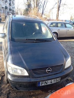 Синий Опель Зафира 2002 в Рига, объемом двигателя 1.80 л и пробегом 251 тыс. км за 700 €, фото 3 на AUTOMOTO.COM.LV