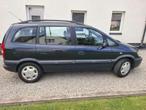 Blue Opel Zafira 2002 in Jonava, with an engine capacity of 2.00 L and mileage of 302 thousand km for 920 €, photo  on AUTOMOTO.COM.LV