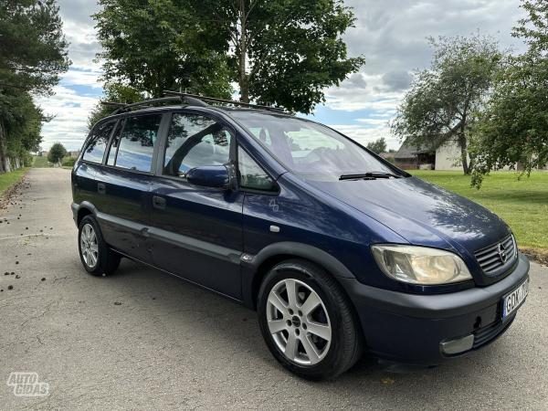 Zils Opel Zafira 2002 Šauļi, ar dzinēja tilpumu 2.00 L un nobraukumu 366 tūkst. km par 599 €, foto 9 vietnē AUTOMOTO.COM.LV