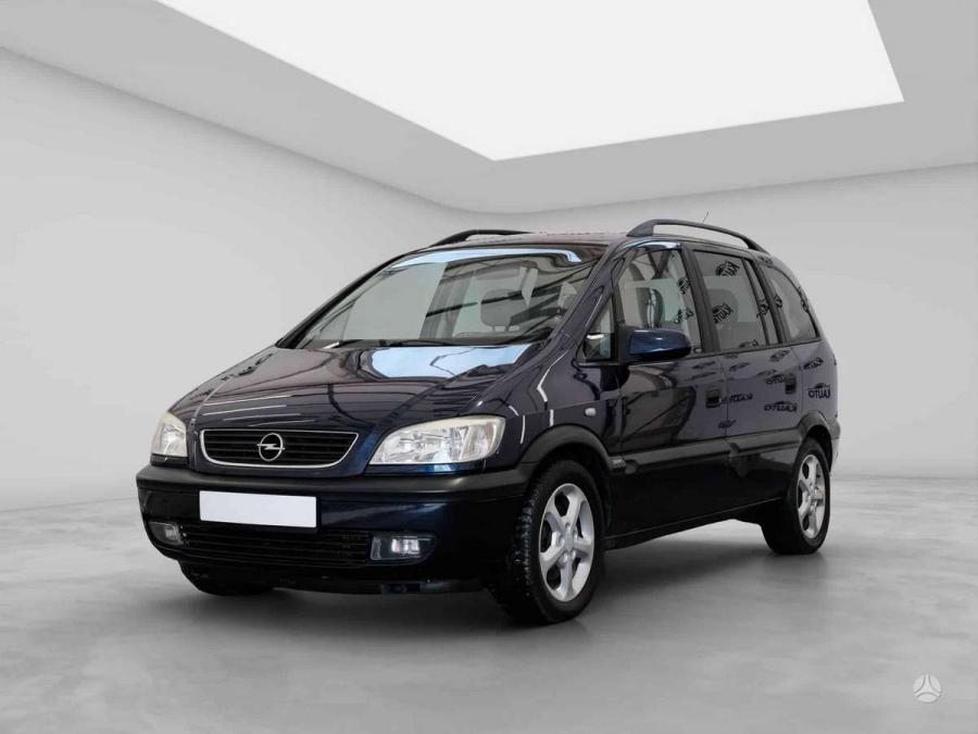 Zils Opel Zafira 2002 Kauņa, ar dzinēja tilpumu 2.20 L un nobraukumu 224 tūkst. km par 390 €, foto 1 vietnē AUTOMOTO.COM.LV