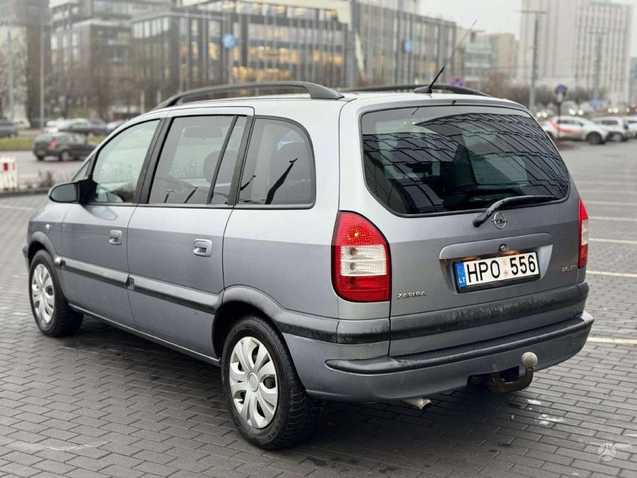 Zils Opel Zafira 2003 Viļņa, ar dzinēja tilpumu 2.00 L un nobraukumu 245 tūkst. km par 970 €, foto 6 vietnē AUTOMOTO.COM.LV