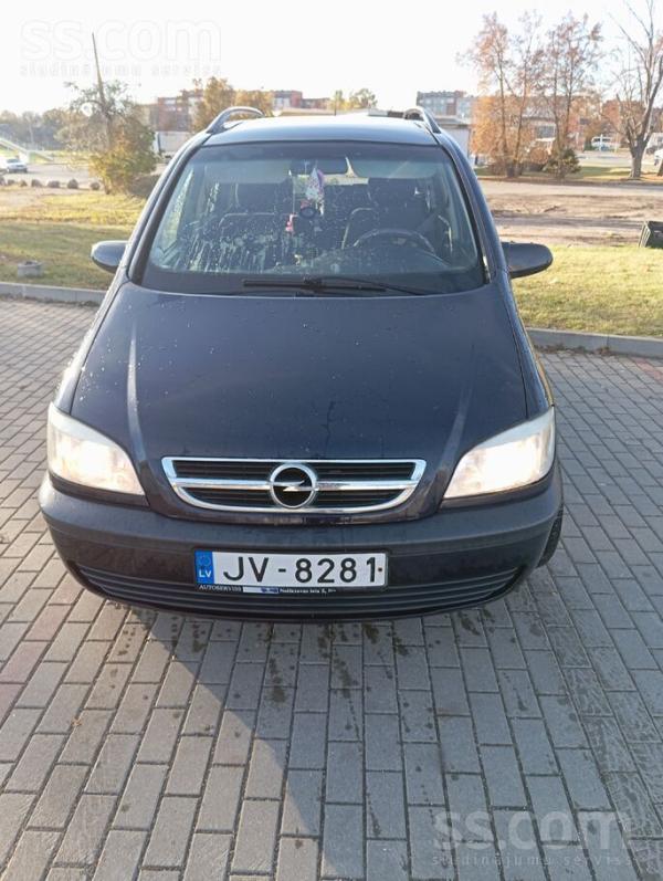 Zils Opel Zafira 2003 Rēzekne, ar dzinēja tilpumu 2.20 L un nobraukumu 334 tūkst. km par 1200 €, foto 1 vietnē AUTOMOTO.COM.LV