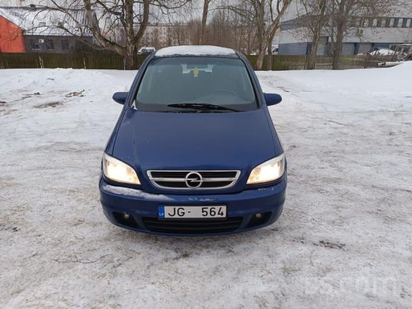 Zils Opel Zafira 2003 Liepāja, ar dzinēja tilpumu 2.20 L un nobraukumu 327 tūkst. km par 1500 €, foto 2 vietnē AUTOMOTO.COM.LV