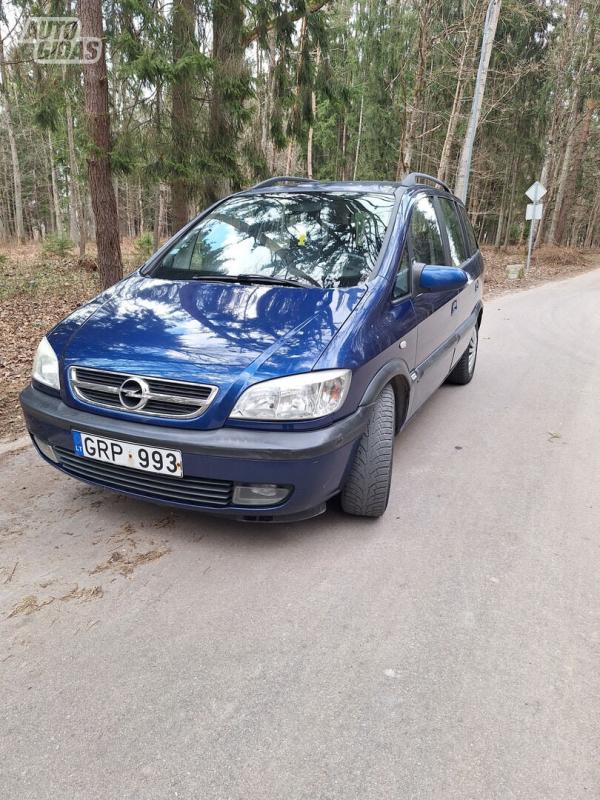 Zils Opel Zafira 2003 Viļņa, ar dzinēja tilpumu 2.00 L un nobraukumu 224 tūkst. km par 799 €, foto 1 vietnē AUTOMOTO.COM.LV