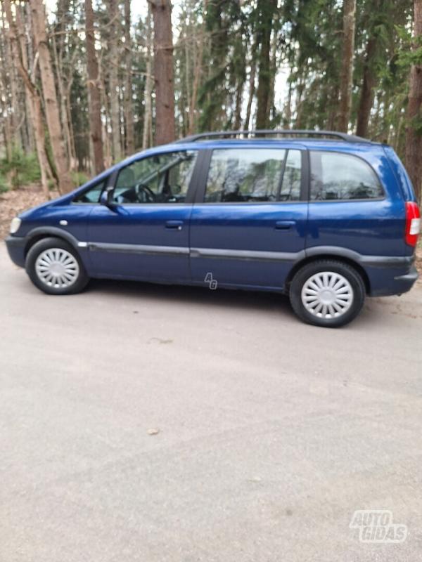 Zils Opel Zafira 2003 Viļņa, ar dzinēja tilpumu 2.00 L un nobraukumu 224 tūkst. km par 799 €, foto 2 vietnē AUTOMOTO.COM.LV