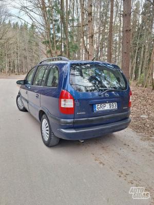 Blue Opel Zafira 2003 in Vilnius, with an engine capacity of 2.00 L and mileage of 224 thousand km for 799 €, photo 3 on AUTOMOTO.COM.LV