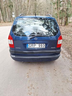 Blue Opel Zafira 2003 in Vilnius, with an engine capacity of 2.00 L and mileage of 224 thousand km for 799 €, photo 4 on AUTOMOTO.COM.LV