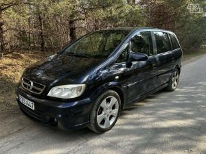 Zils Opel Zafira 2003 Klaipėda, ar dzinēja tilpumu 1.80 L un nobraukumu 283 tūkst. km par 1500 €, foto  vietnē AUTOMOTO.COM.LV
