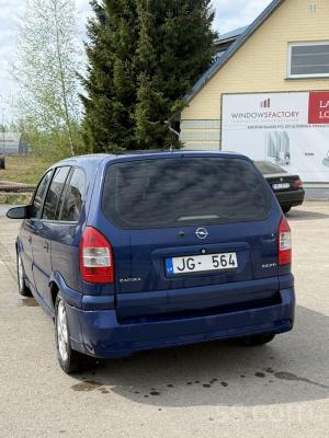 Blue Opel Zafira 2003 in Kuldiga, with an engine capacity of 2.20 L and mileage of 330 thousand km for 650 €, photo 4 on AUTOMOTO.COM.LV