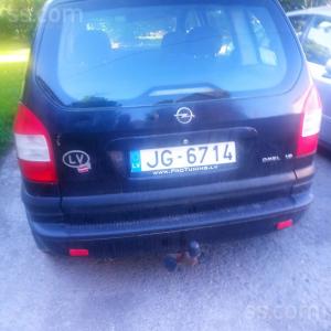 Blue Opel Zafira 2003 in Jekabpils, with an engine capacity of 1.80 L and mileage of 350 thousand km for 1100 €, photo  on AUTOMOTO.COM.LV