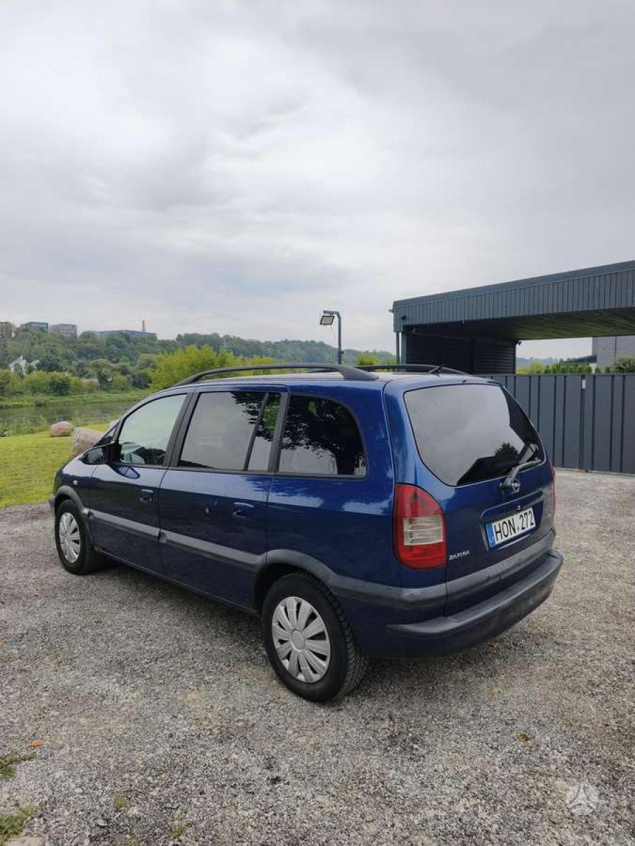 Zils Opel Zafira 2003 Kauņa, ar dzinēja tilpumu 2.00 L un nobraukumu 315 tūkst. km par 790 €, foto 5 vietnē AUTOMOTO.COM.LV