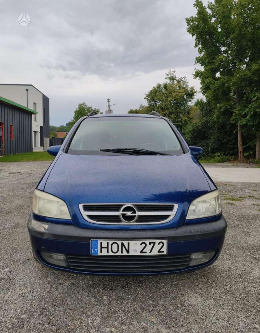 Zils Opel Zafira 2003 Kauņa, ar dzinēja tilpumu 2.00 L un nobraukumu 315 tūkst. km par 790 €, foto 12 vietnē AUTOMOTO.COM.LV