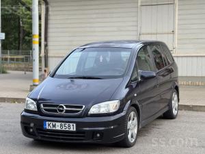 Blue Opel Zafira 2003 in Jurmala, with an engine capacity of 2.20 L and mileage of 332 thousand km for 1100 €, photo 1 on AUTOMOTO.COM.LV