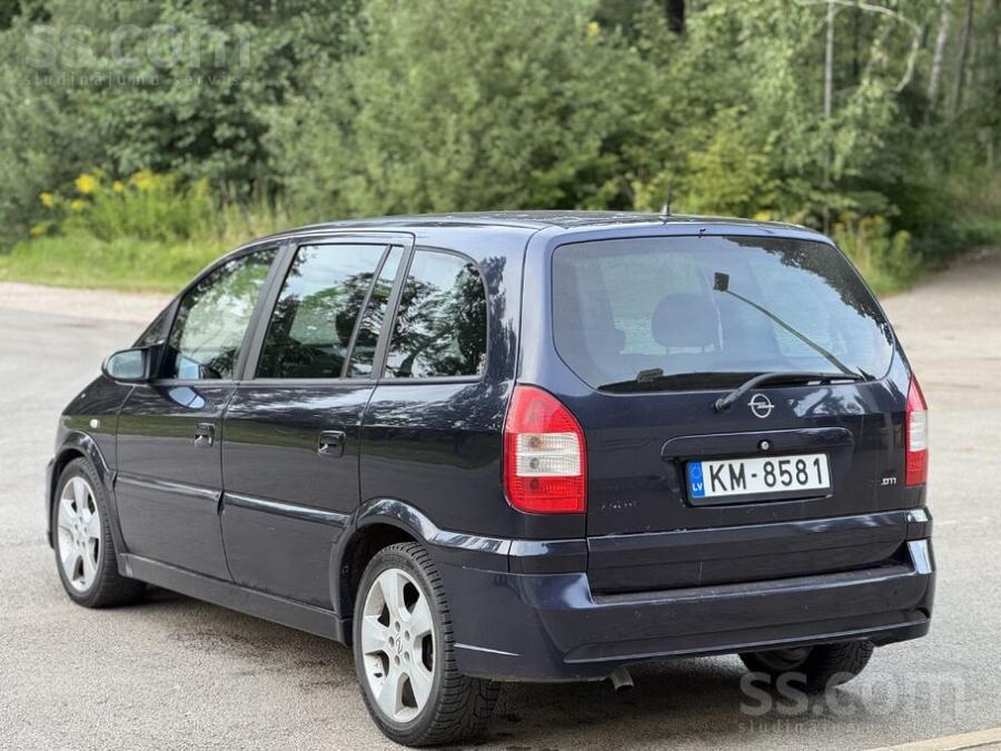 Zils Opel Zafira 2003 Jūrmala, ar dzinēja tilpumu 2.20 L un nobraukumu 332 tūkst. km par 1100 €, foto 3 vietnē AUTOMOTO.COM.LV