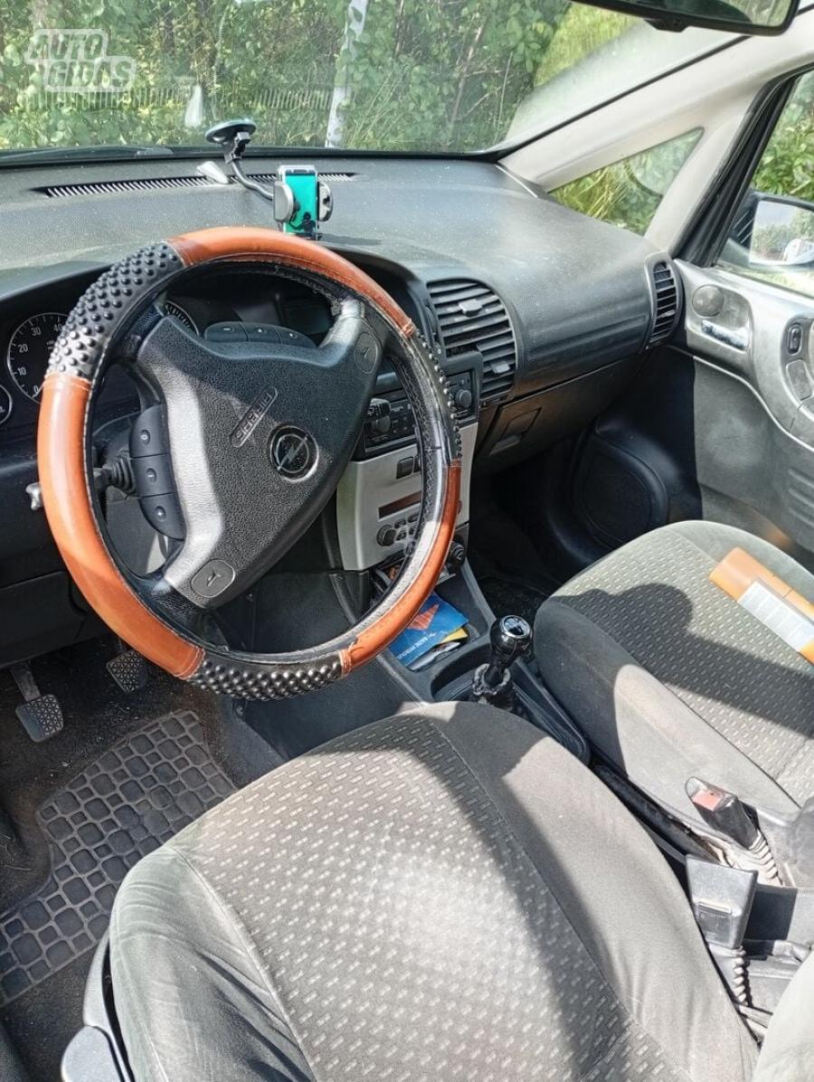 Zils Opel Zafira 2003 Zarasai, ar dzinēja tilpumu 1.80 L un nobraukumu 385 tūkst. km par 900 €, foto 6 vietnē AUTOMOTO.COM.LV