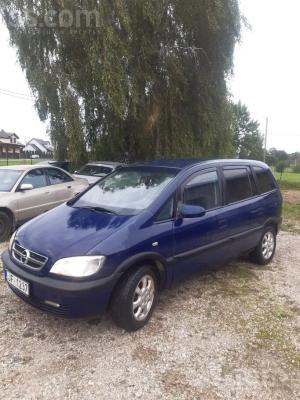 Zils Opel Zafira 2003 Tukums, ar dzinēja tilpumu 2.20 L un nobraukumu 0 tūkst. km par 1500 €, foto  vietnē AUTOMOTO.COM.LV
