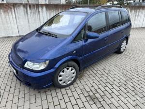 Blue Opel Zafira 2003 in Jekabpils, with an engine capacity of 2.20 L and mileage of 280 thousand km for 1200 €, photo  on AUTOMOTO.COM.LV