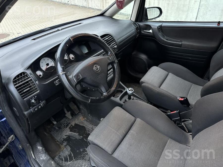 Zils Opel Zafira 2003 Jēkabpils, ar dzinēja tilpumu 2.20 L un nobraukumu 280 tūkst. km par 1200 €, foto 8 vietnē AUTOMOTO.COM.LV